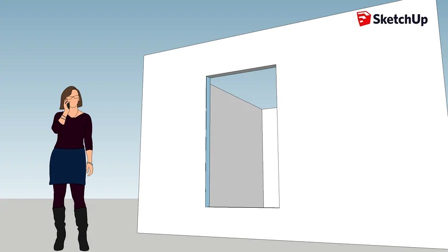 Sketchup écoles 3d model