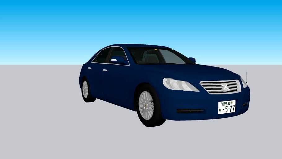 2007 Toyota Mark X 3d model