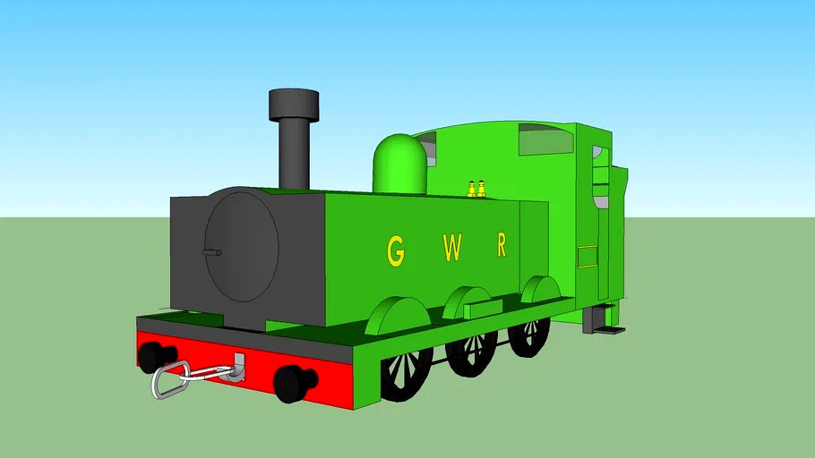 GWR 0-6-0 steam locomotive - 5700 class 3d model