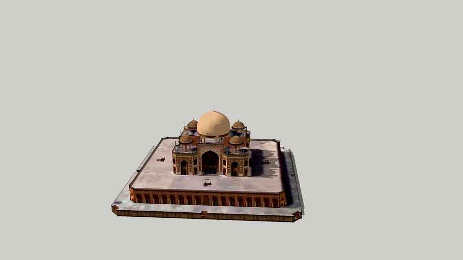 Humayun's Tomb 3d model