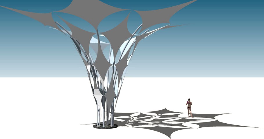 Shade Structure 3d model
