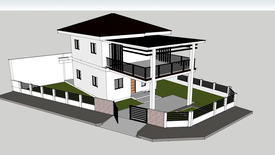 akina village 3d model