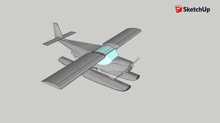 ZENAIR ZENITH CH-701/750/801Float Plane 3d model