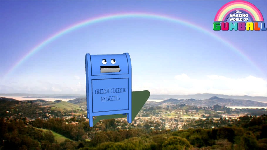 The Amazing World of Gumball elmore mail 3d model