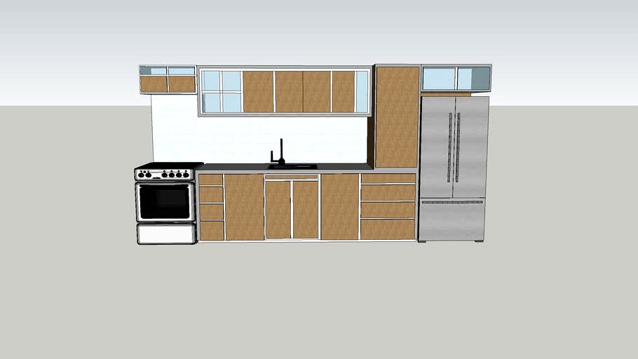 kitchenette 02 3d model