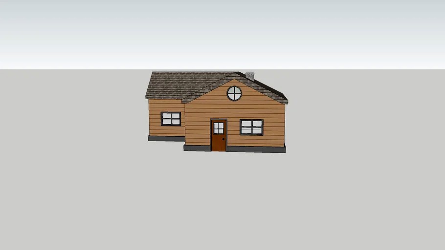 Simple House 3d model