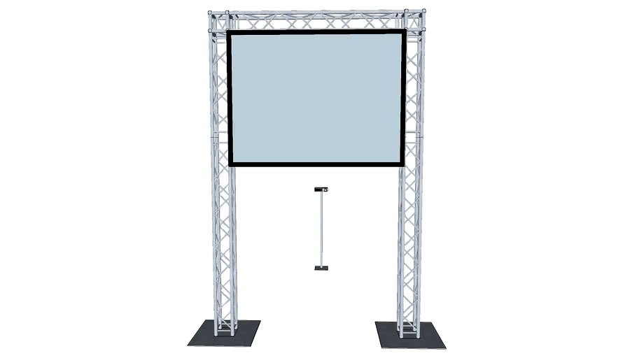 Projector Truss Arch 4.5m x 2.5m 3d model