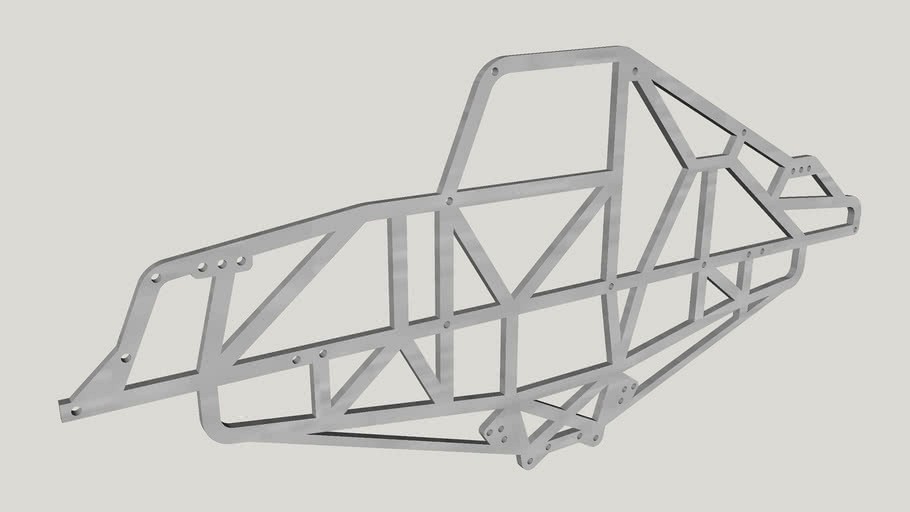 SMT10 Plate Chassis 3d model