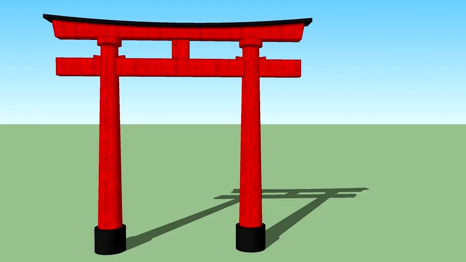 Japanese Arch 3d model