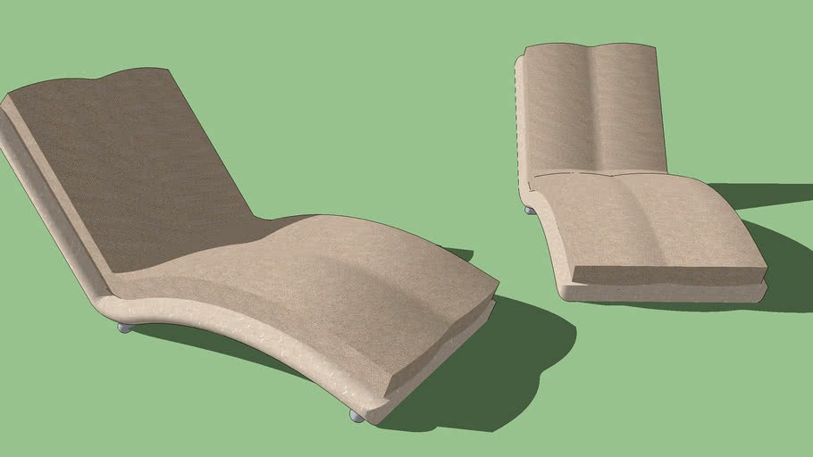 Chaise longue 3d model