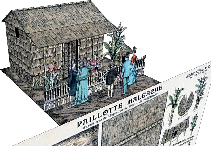 Paillotte Malgache 3d model