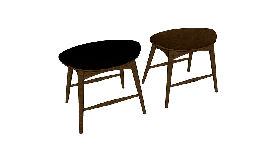 puff , table, chair vray render ready 3d model