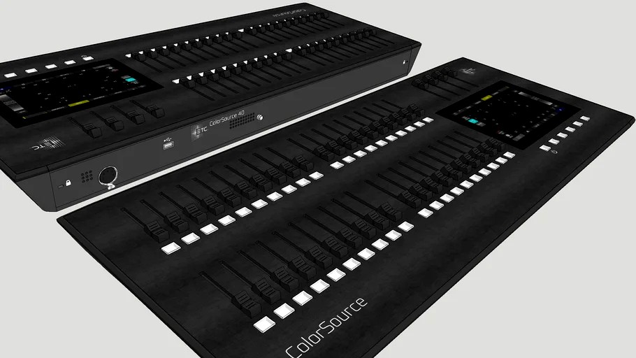 ETC ColorSource 40 - Lighting console 3d model