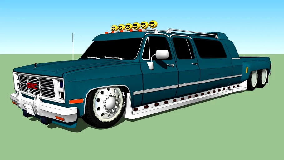 Cowboy Limo 3d model