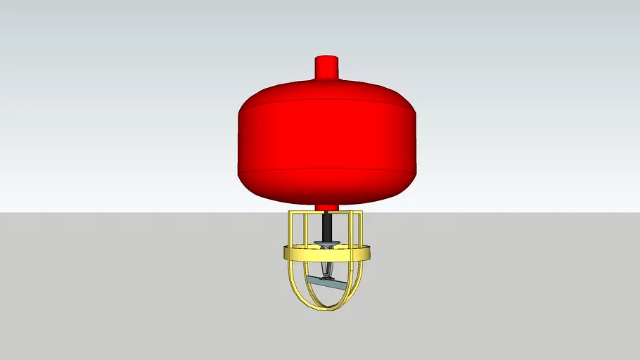 Thermatic Fire Extinguisher 3d model