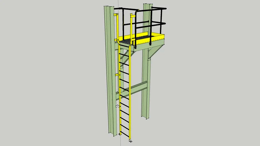 steel structure 3d model