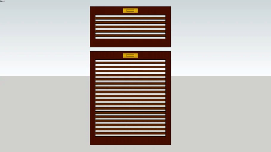 Titanic Boat Deck Cabin Window Shutter 3d model