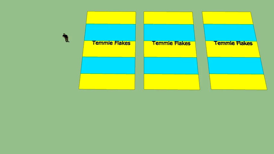 Undertale Temmie Flakes 3d model