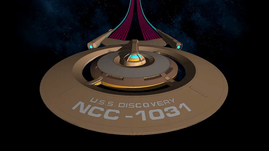 USS Discovery NCC-1031 Star Trek 3d model