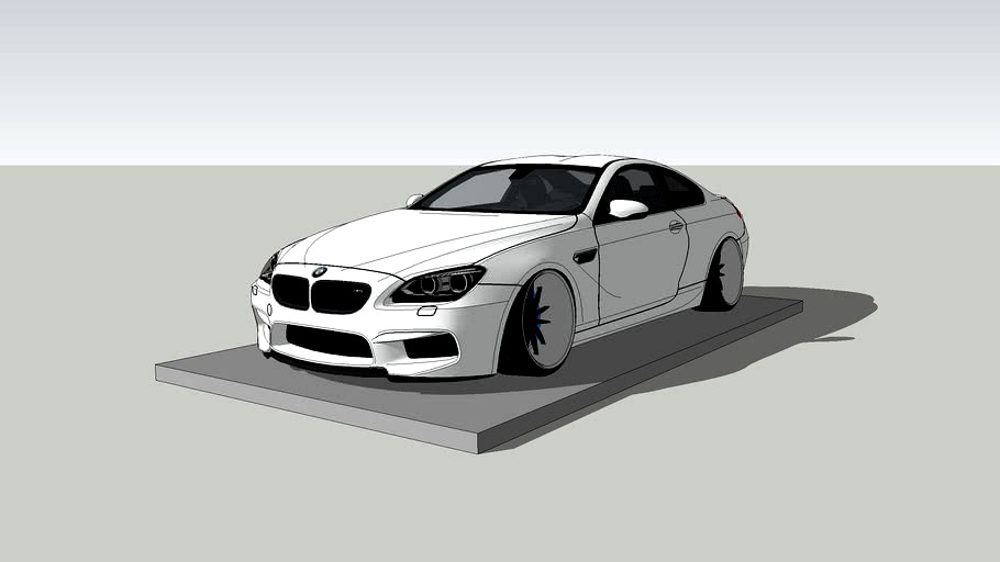 BMW M6 - Stance 3d model