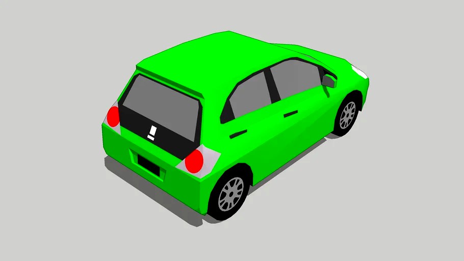 Honda Brio 3d model