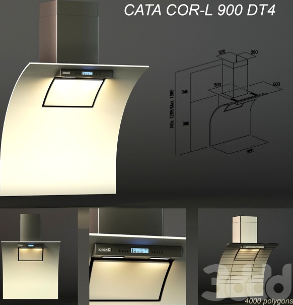 CATA. COR-L 900 DT4 3d model