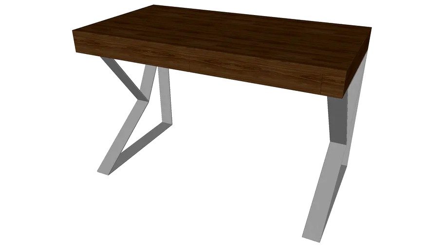 Houston Desk in Walnut by Modloft 3d model