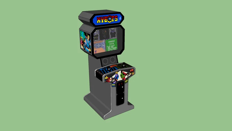 Xybots Arcade Game 3d model