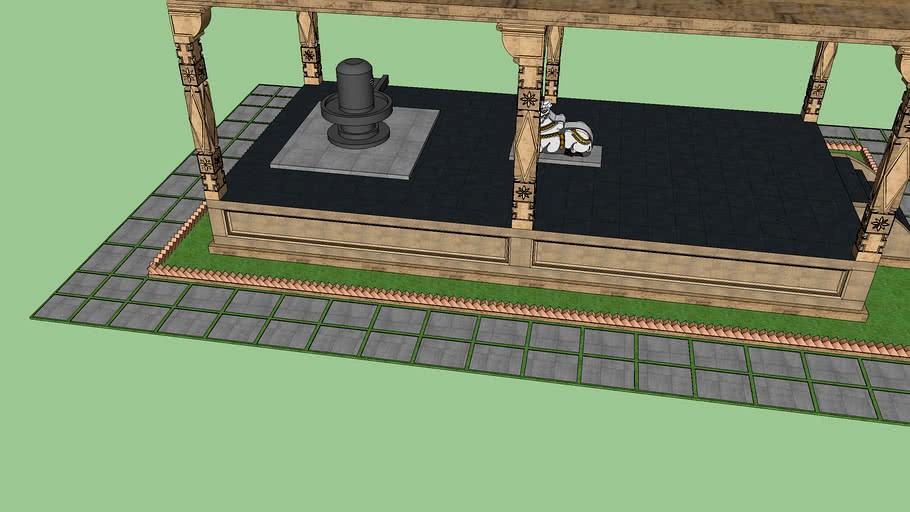 Sivalayam (Indian Hindu Temple) 3d model