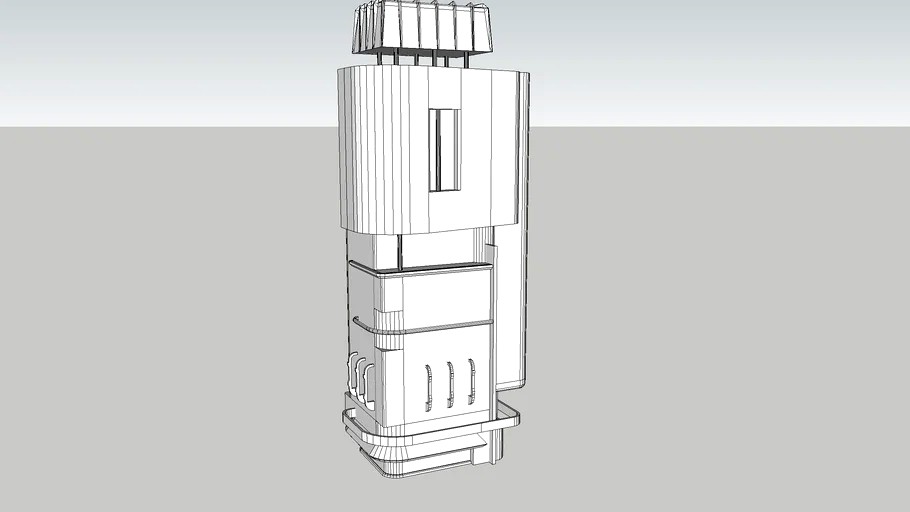 Fallout Skyscraper 3d model
