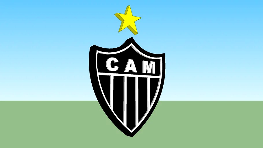 ESCUDO DO ATLÉTICO MINEIRO 3d model