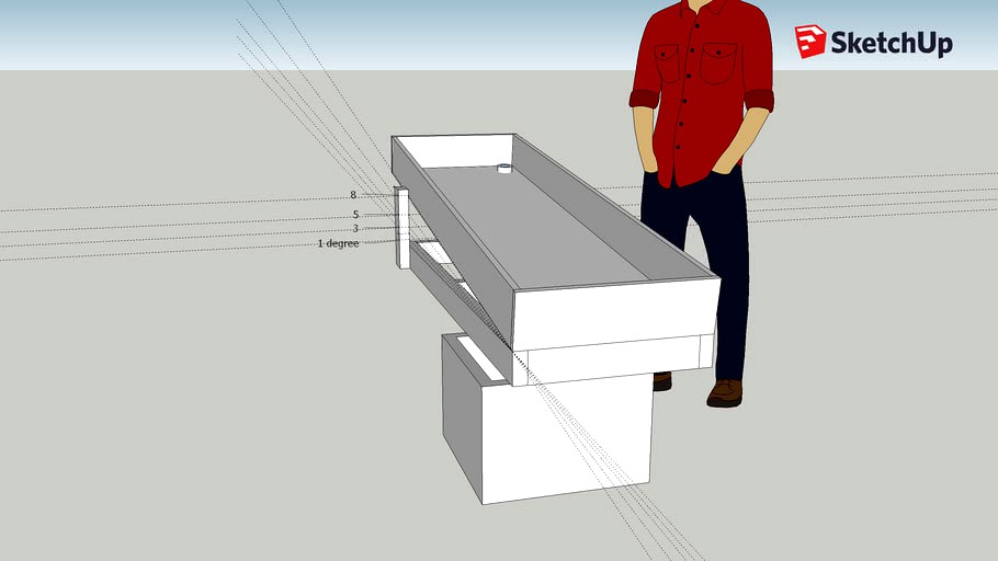 Stream Table 3d model