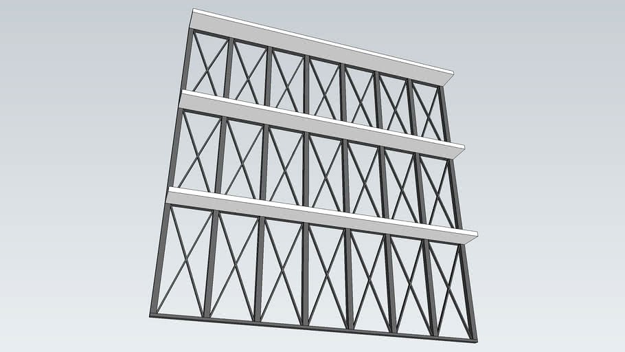 Steel_Structure_Assembly 3d model