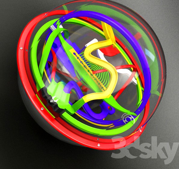 Ball maze 3d model