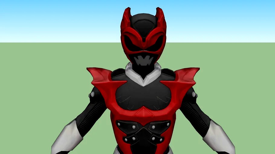 Psycho Red Ranger - Power Rangers in Space 3d model