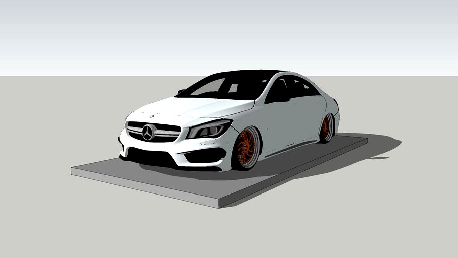 Mercedes-AMG CLA 45 C117 - Stance 3d model