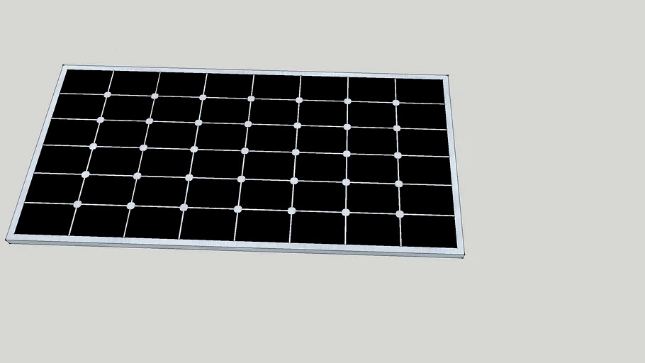 Solar panel 2 3d model