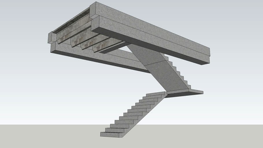 merdiven yeni 3d model