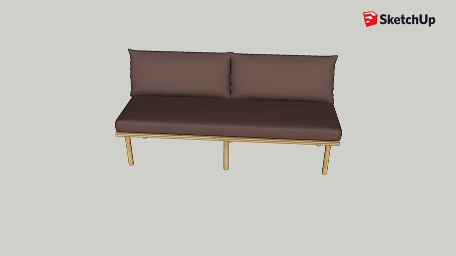 Sofá oriental - davi cavalcante 3d model