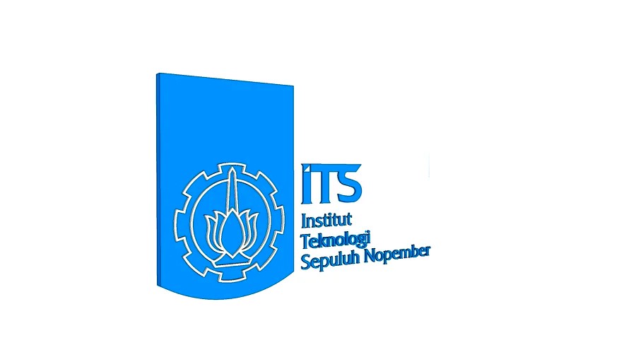 Logo Institut Teknologi Sepuluh Nopember ( ITS ) 3d model