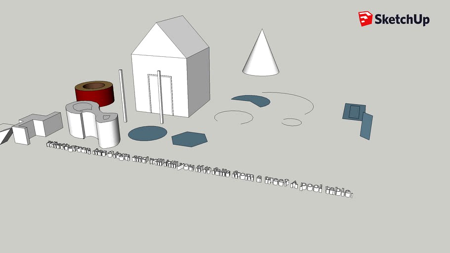 Sketchup Doodles/Tool Practice - Luke Scott 3d model