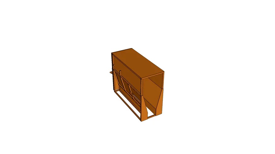 Cattle breeding box 3d model