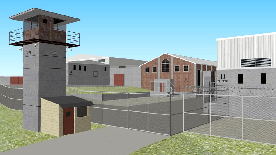 The Walking Dead Prison 3d model
