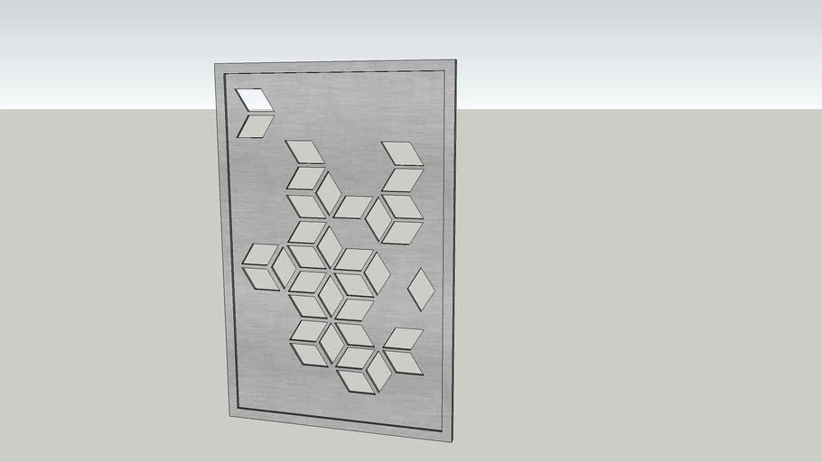 Jali Modern Design 3d model