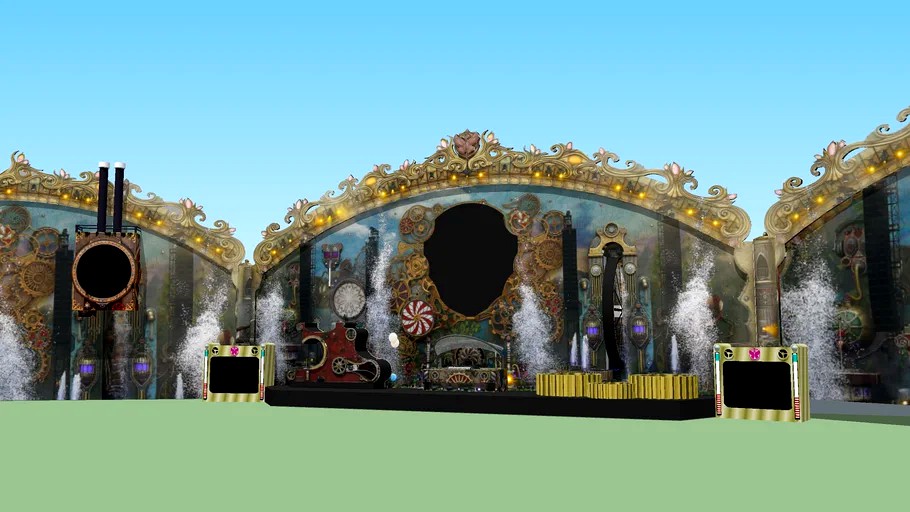 The key to Happines Tomorrowland 3d model