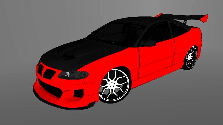 Modified Pontiac GTO 3d model