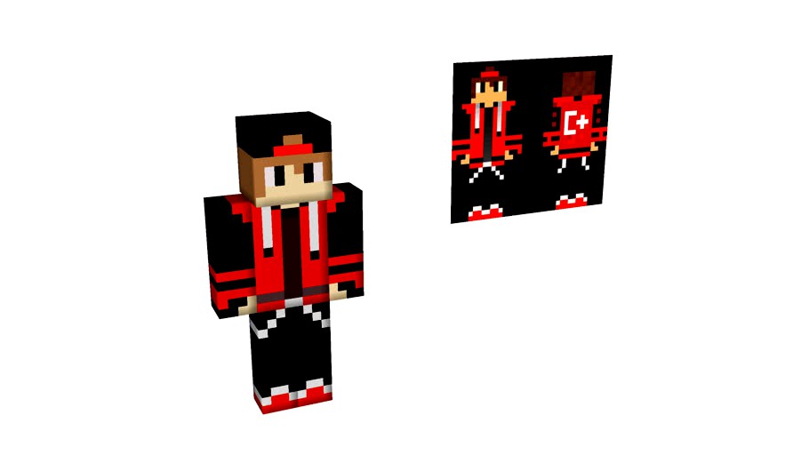 minecraft test skin 3d model