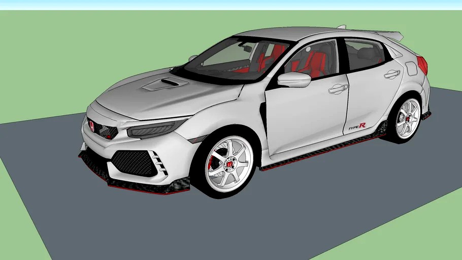FK8 Type R Enthusiast Package] 3d model