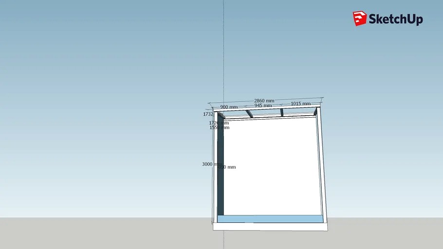 Nadstresnica za Lesko zar 3d model