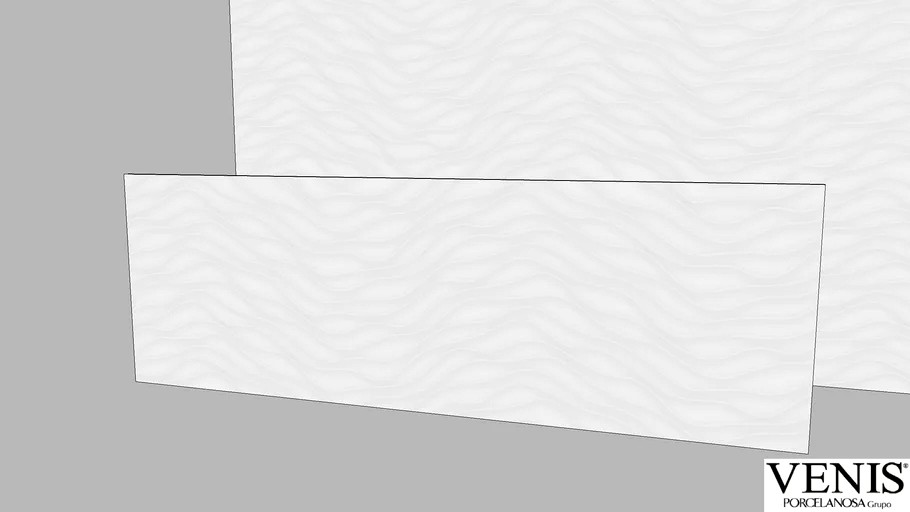 Wave White VRAY 3d model